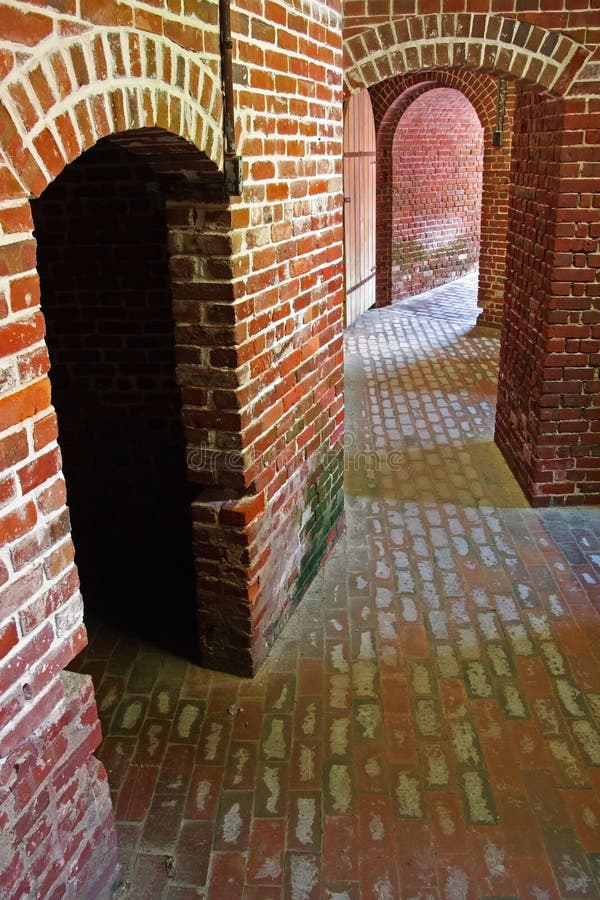 Old Civil War Fort stock image. Image of landmark, ocean - 23797071