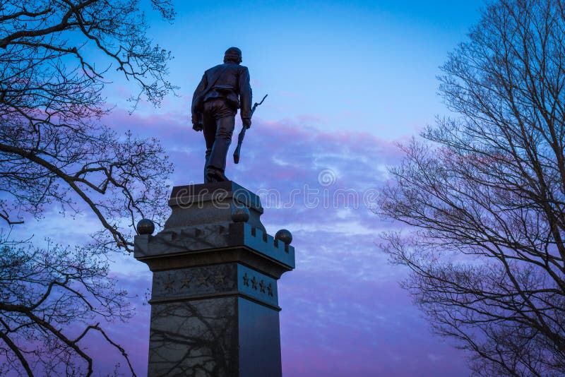 Civil War Memorial stock photo. Image of marching, soldier - 67789254