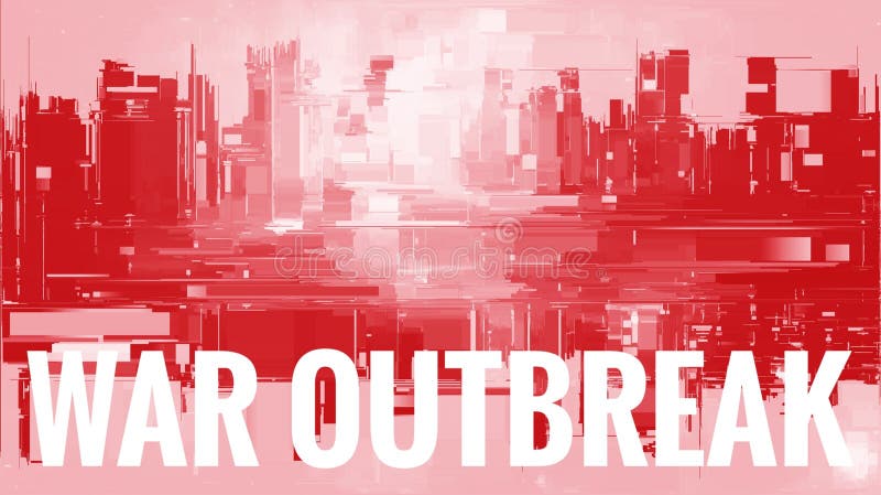 Civil War Outbreak Illustration Header Stock Illustration ...