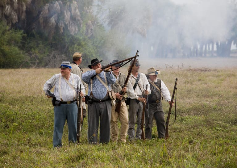 Civil War Reenactment editorial stock image. Image of death - 8657149