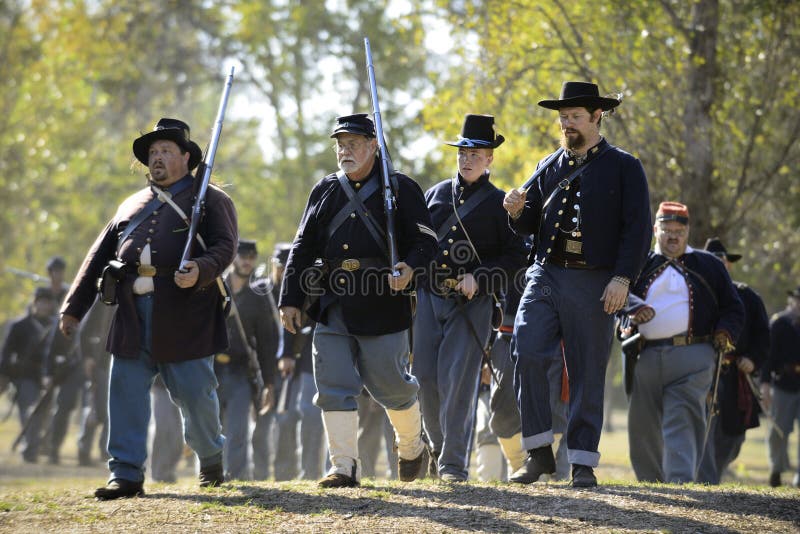 Civil War reenactor editorial stock photo. Image of uniforms - 59314893