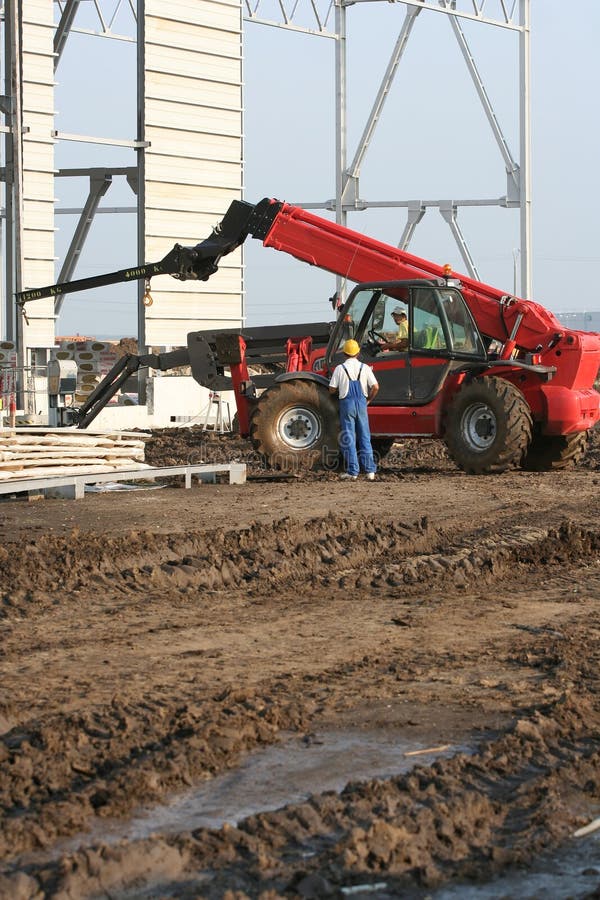 Civil Workers on Construction Site Stock Photo - Image of constructing ...