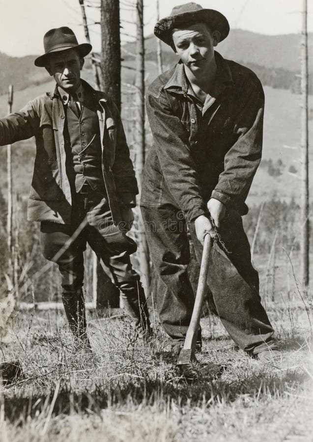 Civilian Conservation Corps Men Picture. Image: 222322180