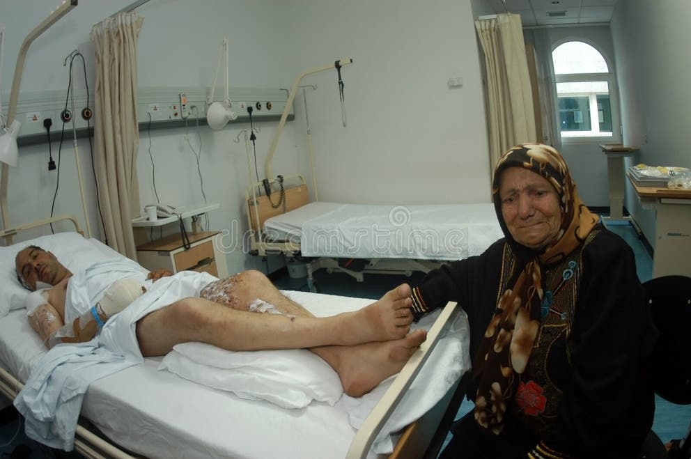 Civilians Wounded editorial image. Image of hospital - 22128205