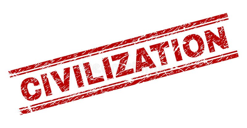 Grunge Textured CIVILIZATION Stamp Seal Stock Vector - Illustration of ...