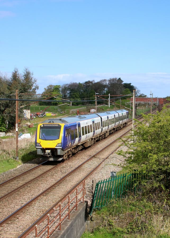 Civity Dmu in Countryside on West Coast Main Line Editorial Stock Image ...