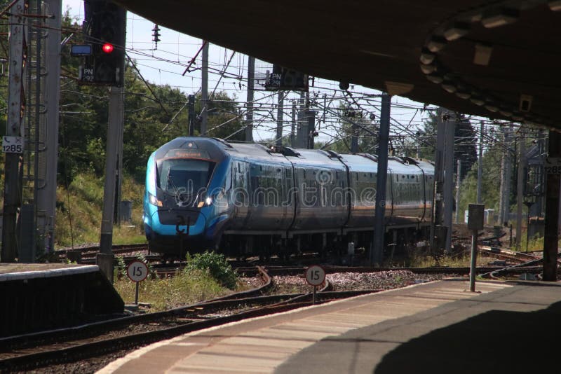 Civity Emu Train on West Coast Main Line Carnforth Editorial Stock ...