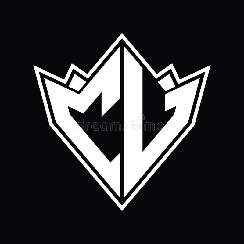 CJ Logo Monogram Design Template Stock Vector - Illustration of black ...