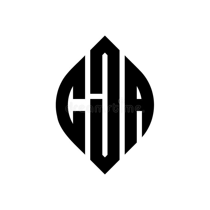 CJA Circle Letter Logo Design with Circle and Ellipse Shape. CJA ...