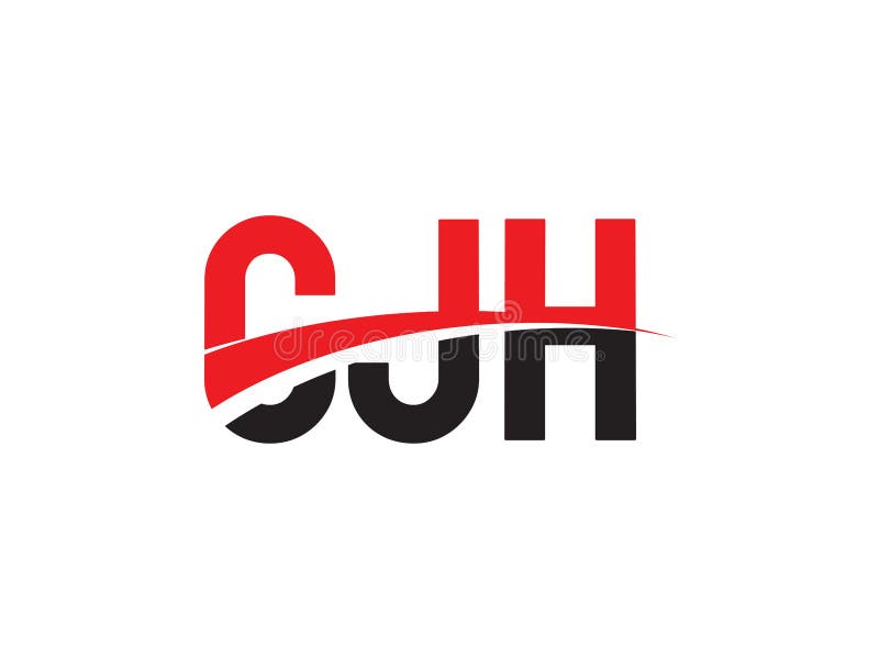 CJH Letter Initial Logo Design Vector Illustration Stock Vector ...