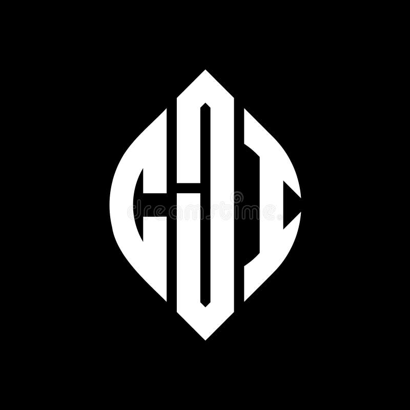 Cji Circle Emblem Abstract Monogram Stock Illustrations – 2 Cji Circle ...