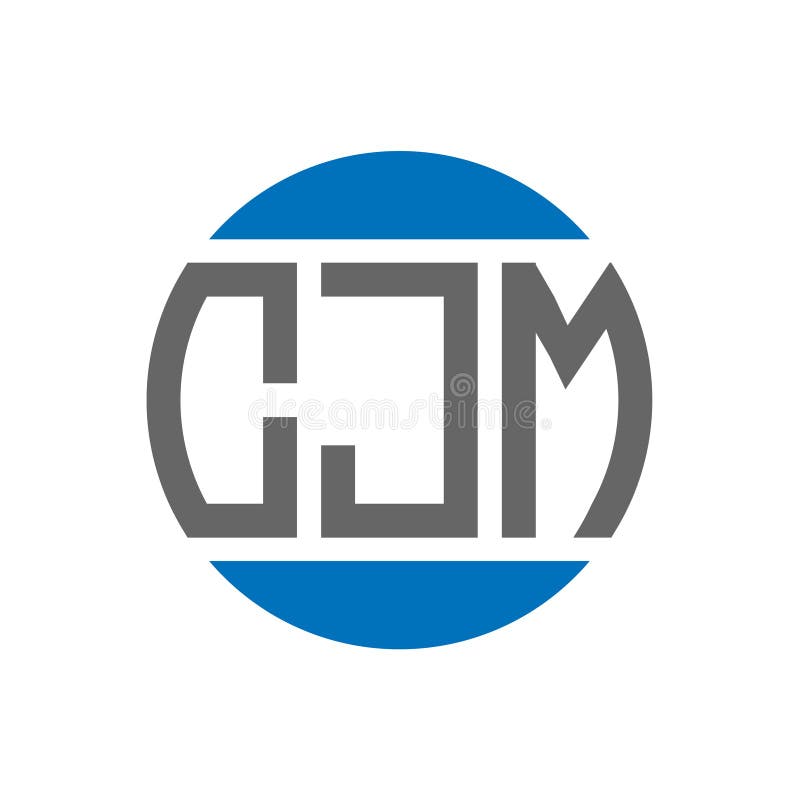 CJM Letter Logo Design on White Background. CJM Creative Initials ...
