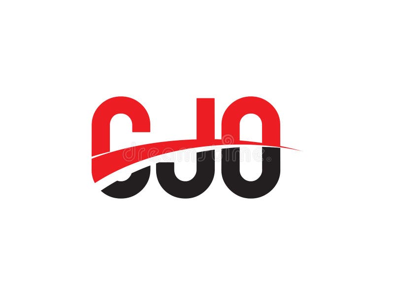 CJO Letter Initial Logo Design Vector Illustration Stock Vector ...