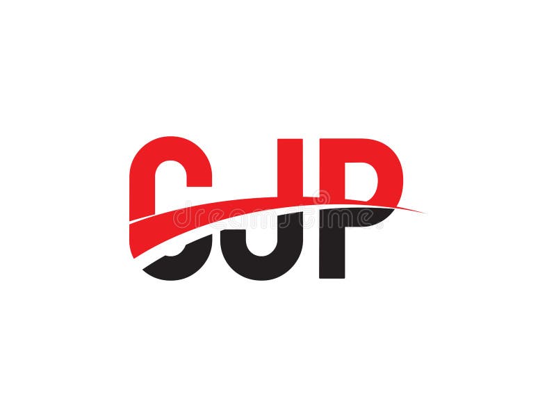 CJP Letter Initial Logo Design Vector Illustration Stock Vector ...