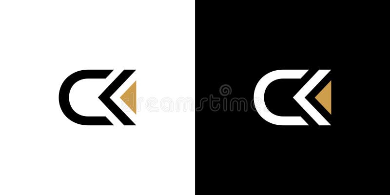 CK Logo. Company Logo. Monogram Design Stock Illustration ...