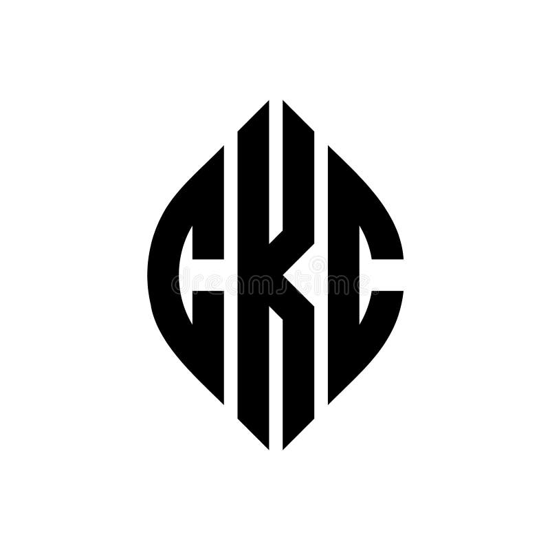 CKC Circle Letter Logo Design with Circle and Ellipse Shape. CKC ...