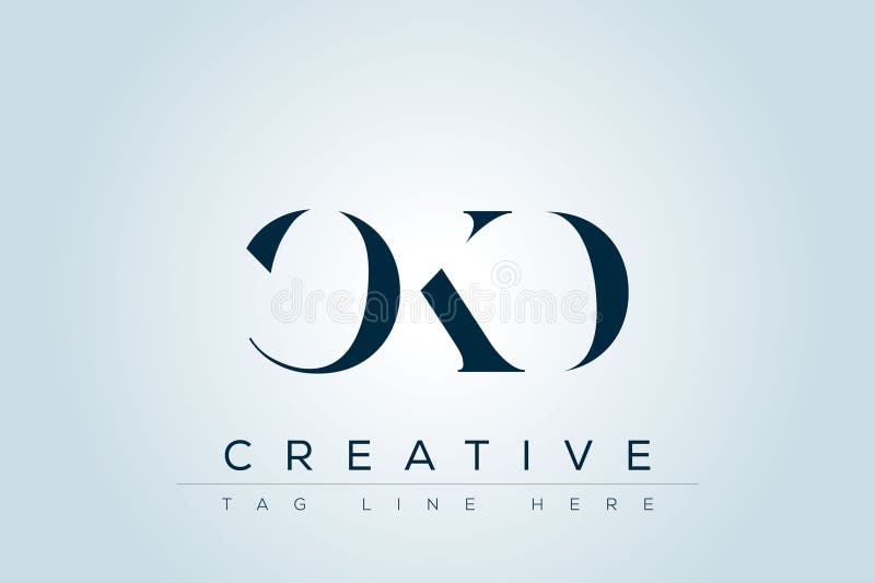 CKD abstract letter logo stock vector. Illustration of letter - 363286761