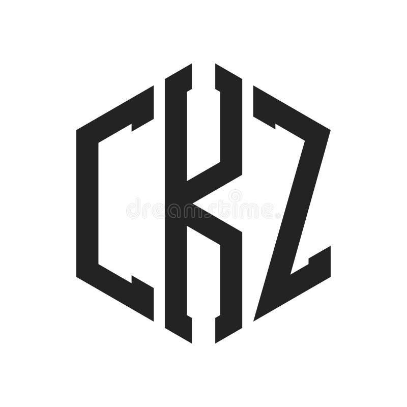CKZ Logo Design. Initial Letter CKZ Monogram Logo Using Hexagon Shape ...