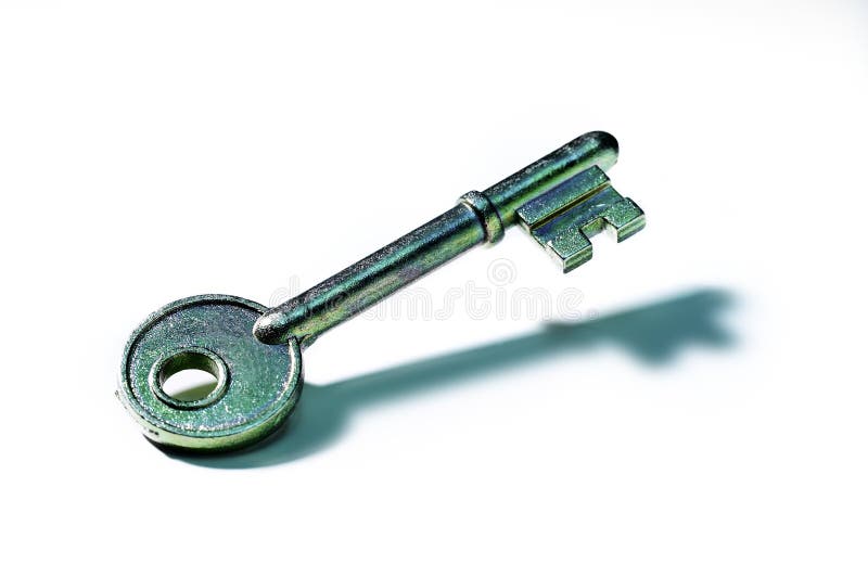Clé photo stock. Image du réussite, clé, blanc, déverrouillez - 40684594