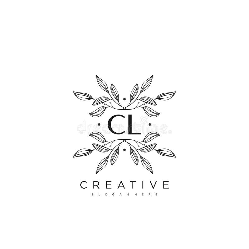 CL Initial Letter Flower Logo Template Vector Premium Vector Art Stock ...