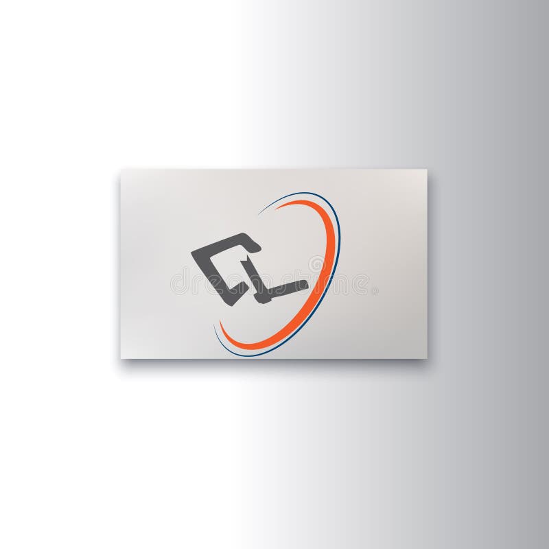 CL Text Logo Design stock vector. Illustration of document - 260963551