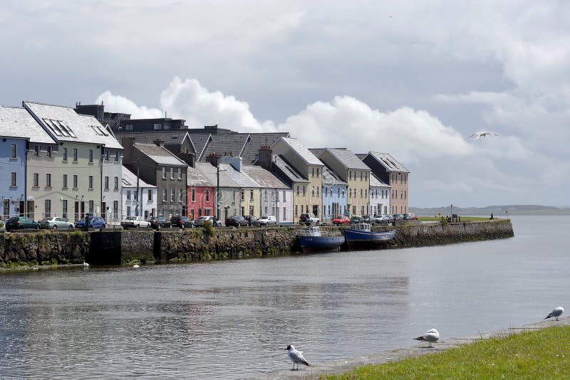 The Claddagh Galway stock image. Image of galway, town - 23927267