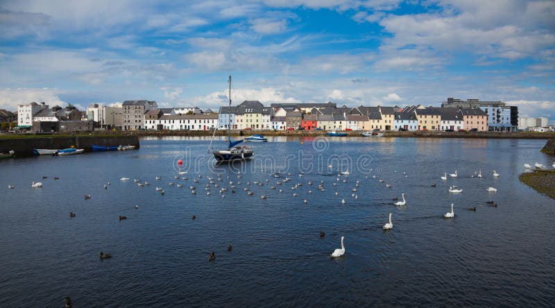 The Claddagh Galway stock image. Image of town, republic - 20455169