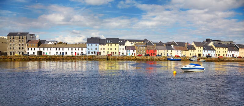 The Claddagh Galway stock image. Image of galway, town - 23927267