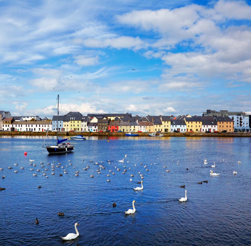 The Claddagh Galway stock image. Image of galway, town - 23927267