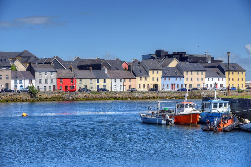 The Claddagh Galway In Galway, Ireland Stock Image - Image of ...