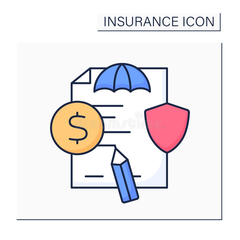 Claim color icon stock vector. Illustration of request - 248202398