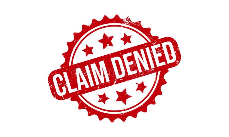 Claim Denied Rubber Stamp. Claim Denied Rubber Grunge Stamp Seal Vector ...