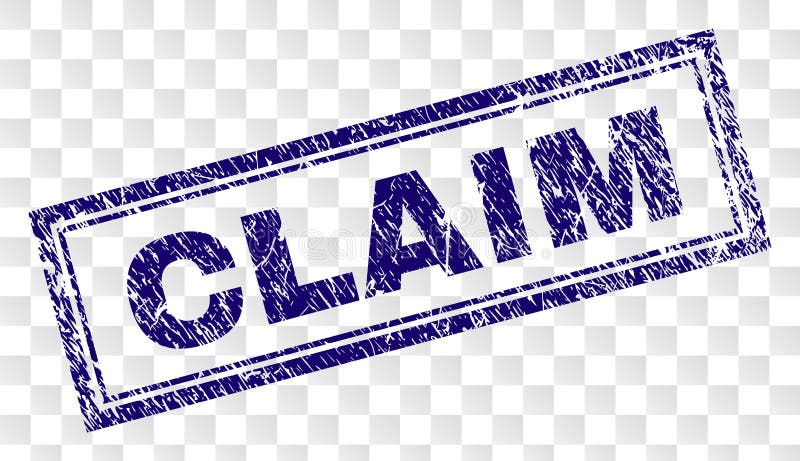 Grunge CLAIM Rectangle Stamp Stock Vector - Illustration of dirty ...