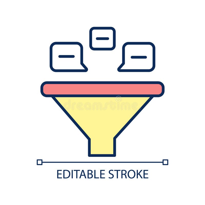 Claims Processing RGB Color Icon Stock Vector - Illustration of ...