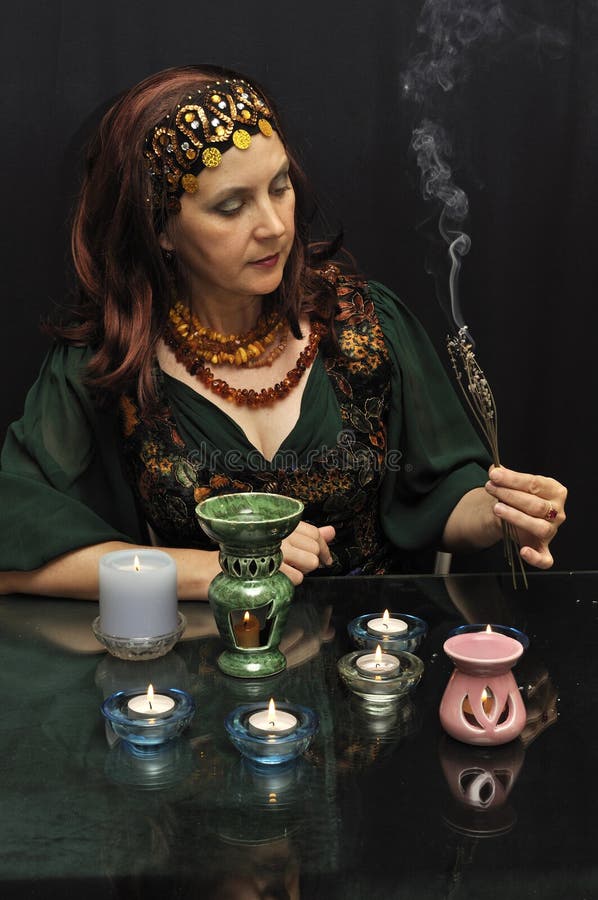 Gypsy Woman, Magic Concept and Prediction Stock Image - Image of modern ...