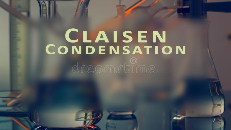 Claisen Condensation stock illustration. Illustration of test - 340997734