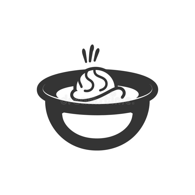 Chowder Icon stock vector. Illustration of creamy, hearty - 296705621
