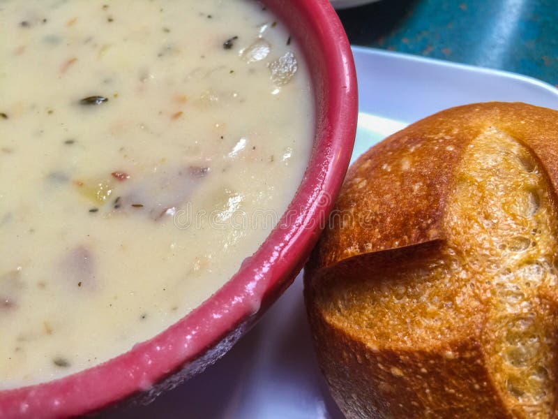 Chowder pot stock photo. Image of clay, plate, chowder - 79949282