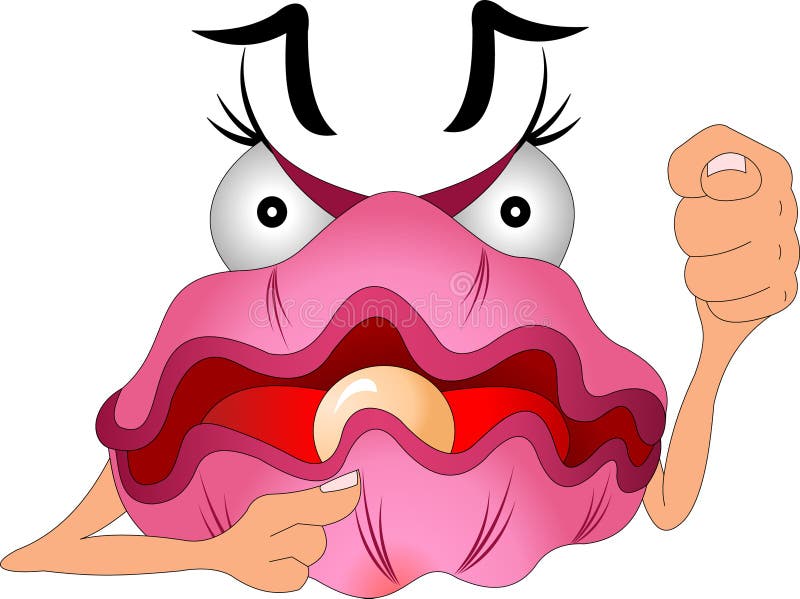 With pearls stock vector. Illustration of animal, mouth - 95106962