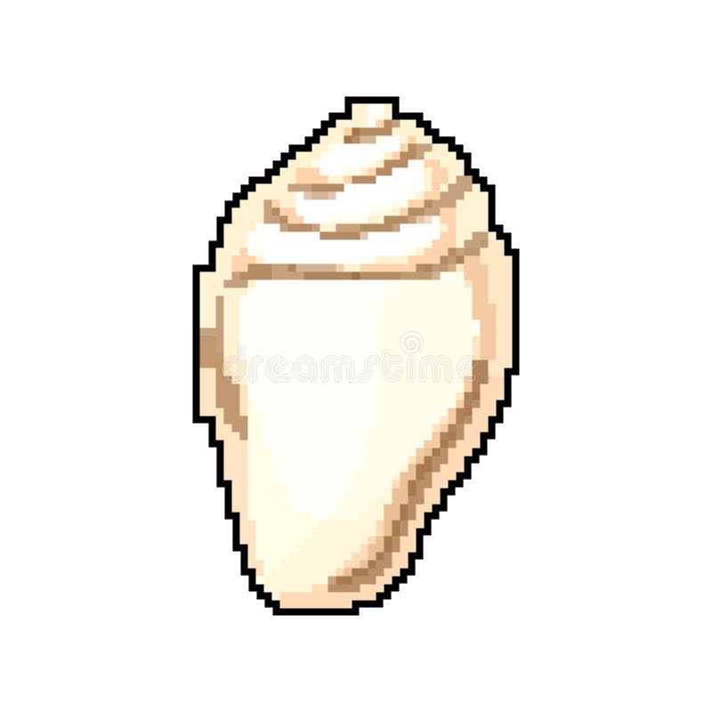 Sea Shell Game Pixel Art Vector Illustration Stock Vector ...
