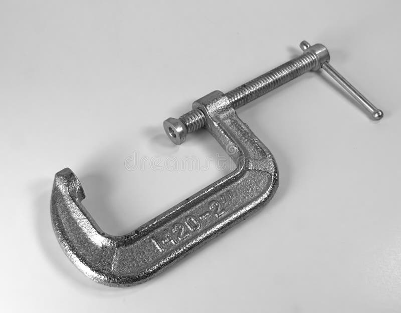 Clamp stock photo. Image of attach, thread, vice, tighten - 10484