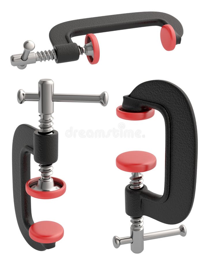 Clamp. stock illustration. Illustration of horisontal - 20055385