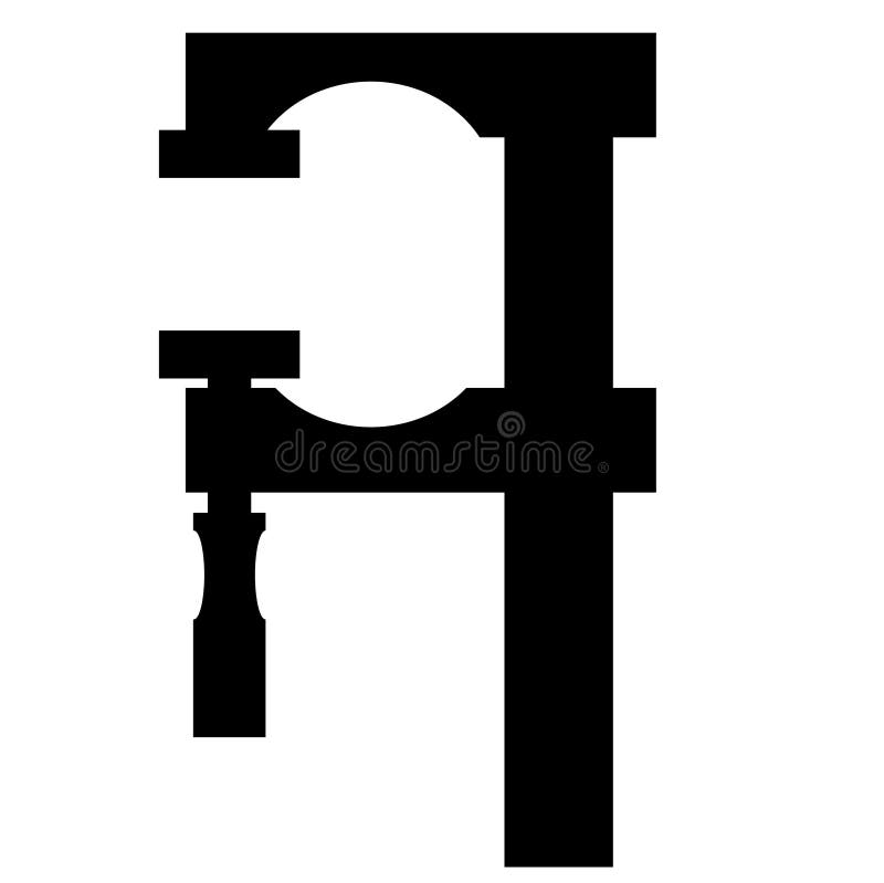 Clamp Compression Tool Isolated Stock Illustration - Illustration of ...