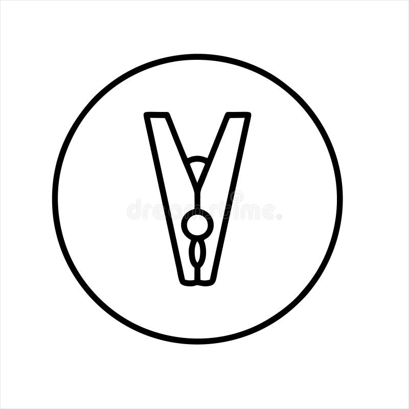 Clamp Icon Isolated on White Background from Electrician Tools and ...