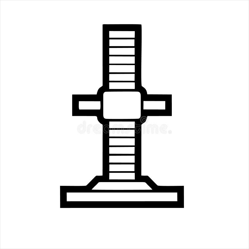 Clamp Icon Isolated on White Background from Electrician Tools and ...