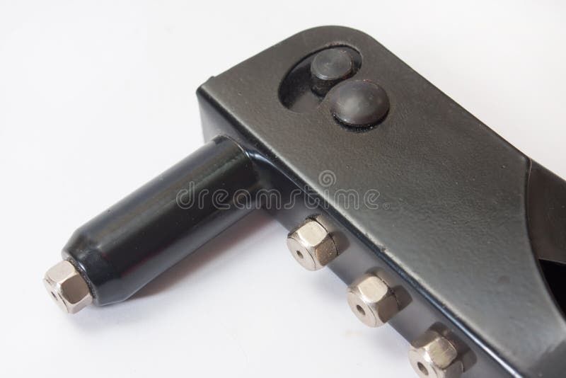 Clamp for metal rivets stock image. Image of industrial - 50354425