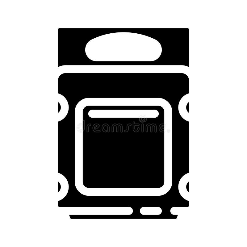 Clamshell Package Plastic Package Glyph Icon Vector Illustration Stock ...