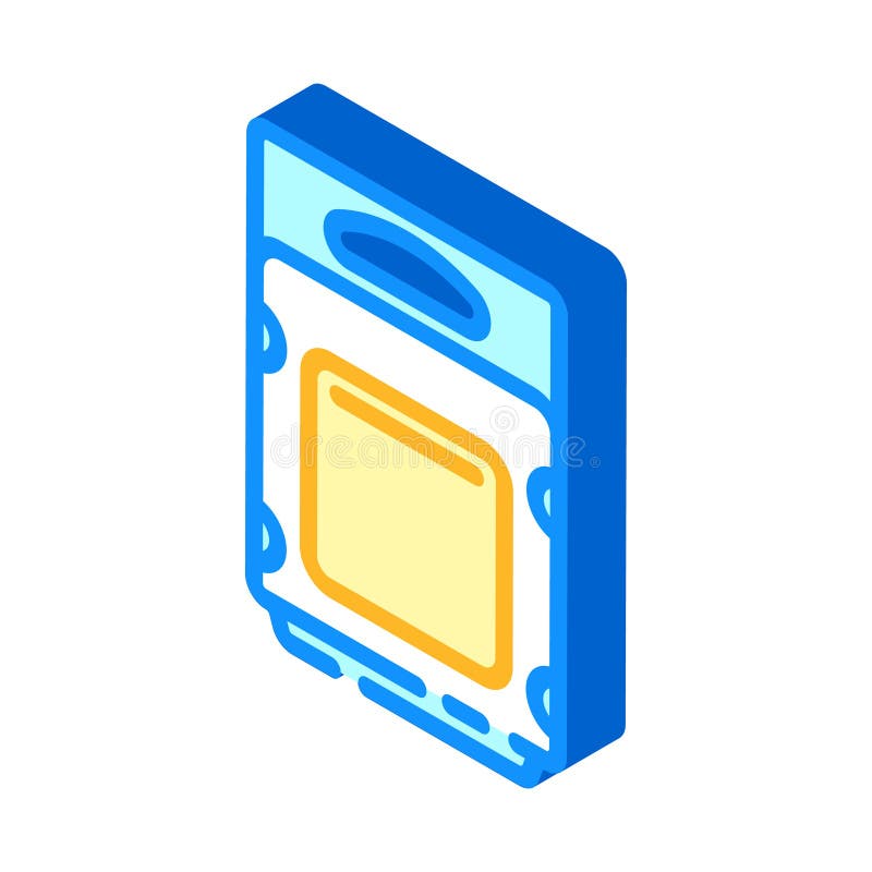 Clamshell Package Plastic Package Isometric Icon Vector Illustration ...