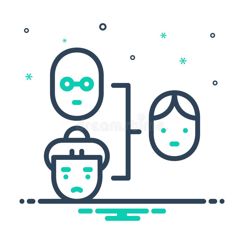 Mix Icon for Clan, Dynasty and Tribe Stock Vector - Illustration of ...