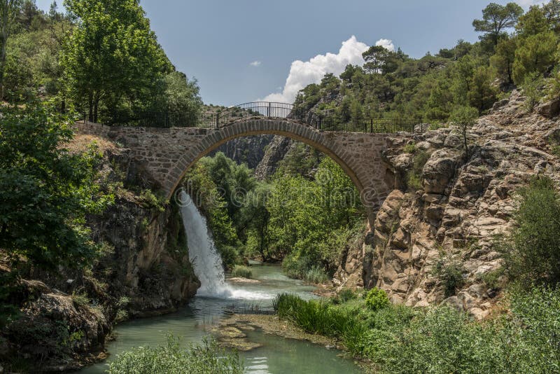 Clandras Bridge ,Usak Turkey Stock Image - Image of exterior, koprusu ...